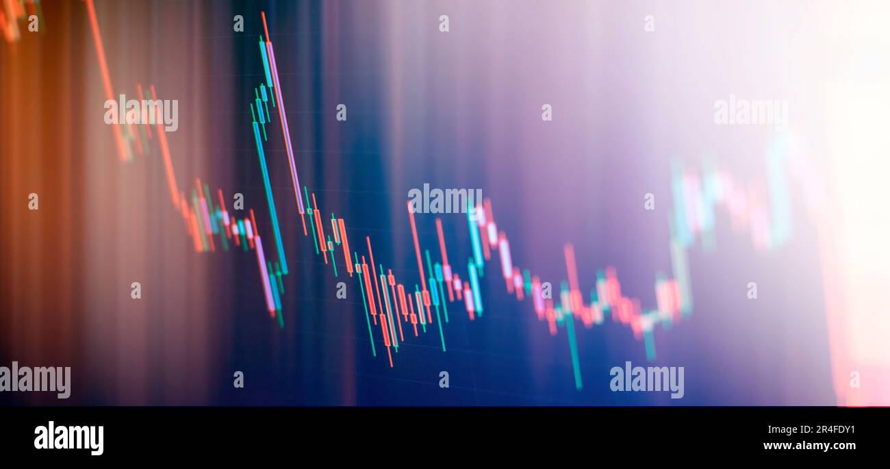 Tablet computer showing stock marketing data Stock Photo - Alamy