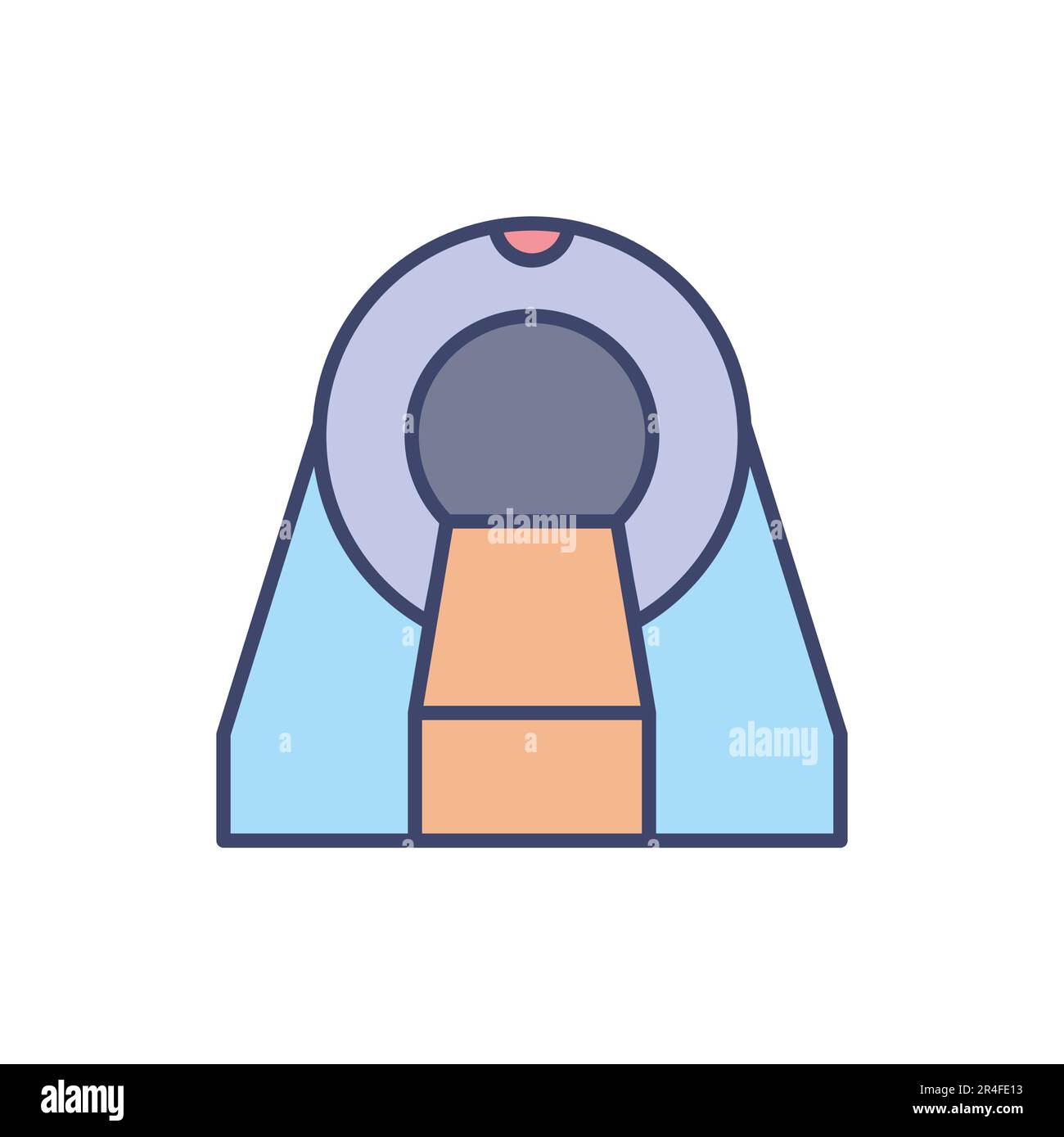 Mri scan diagnostic color Stock Vector Images - Alamy