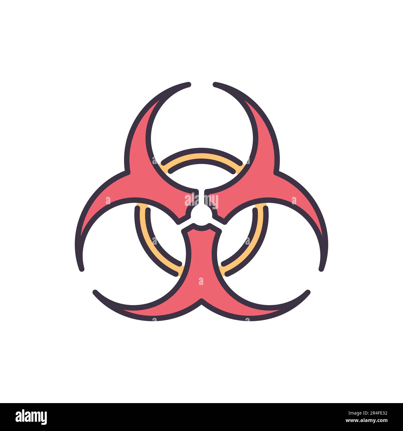 Biological Hazard related vector icon Stock Vector Image & Art - Alamy