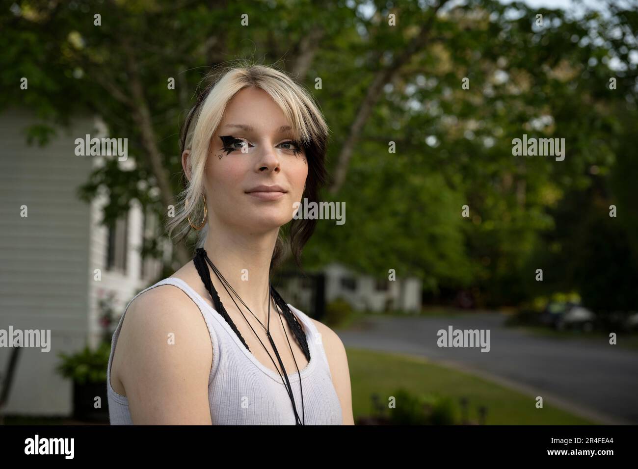 Dallas, Georgia, USA. 4th May, 2023. Kai-Lynn Diamond, 18, transitioned from male to female when ...