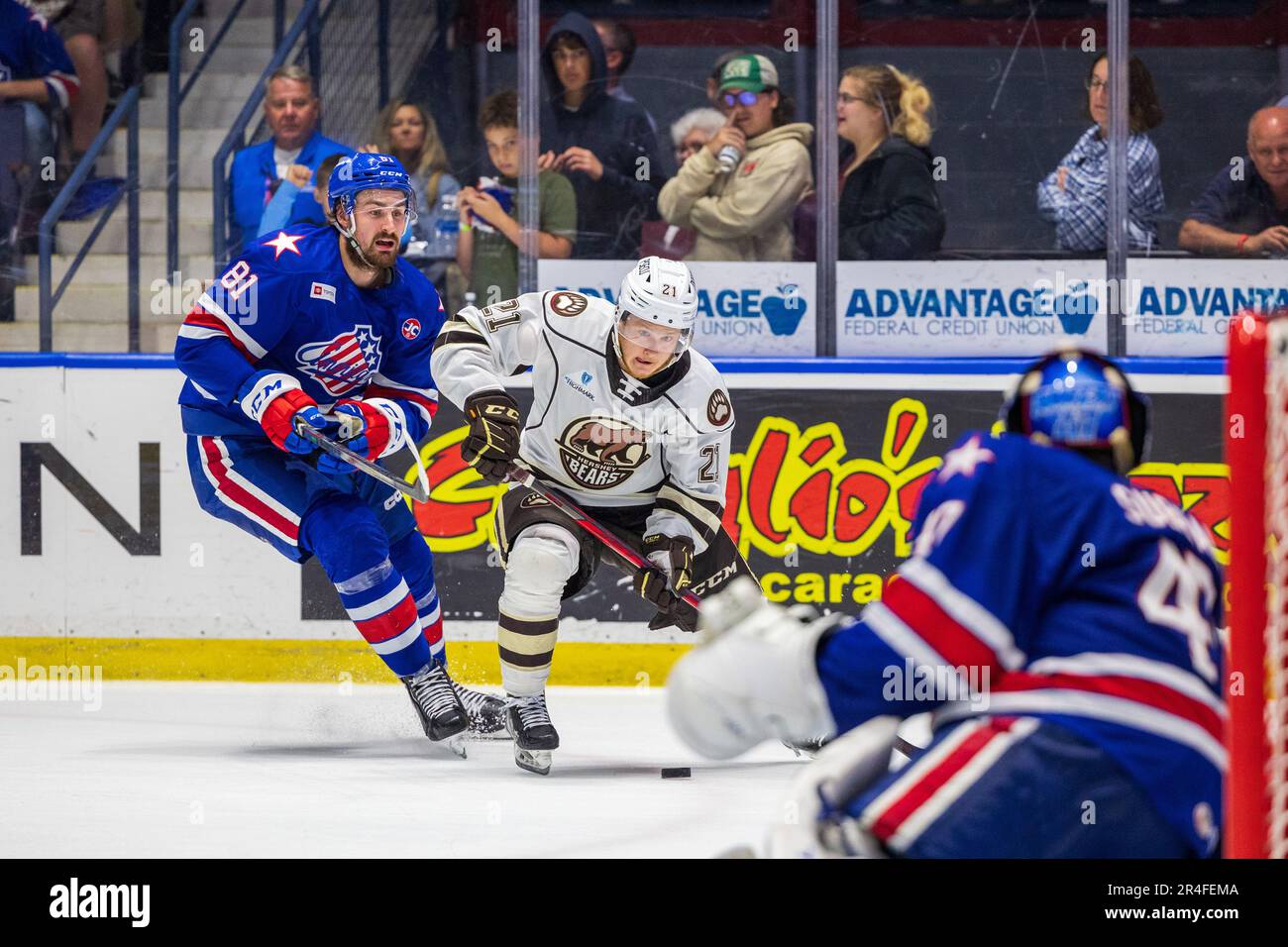 May 27, 2023: Hershey Bears forward Joe Snively (21) skates with the ...