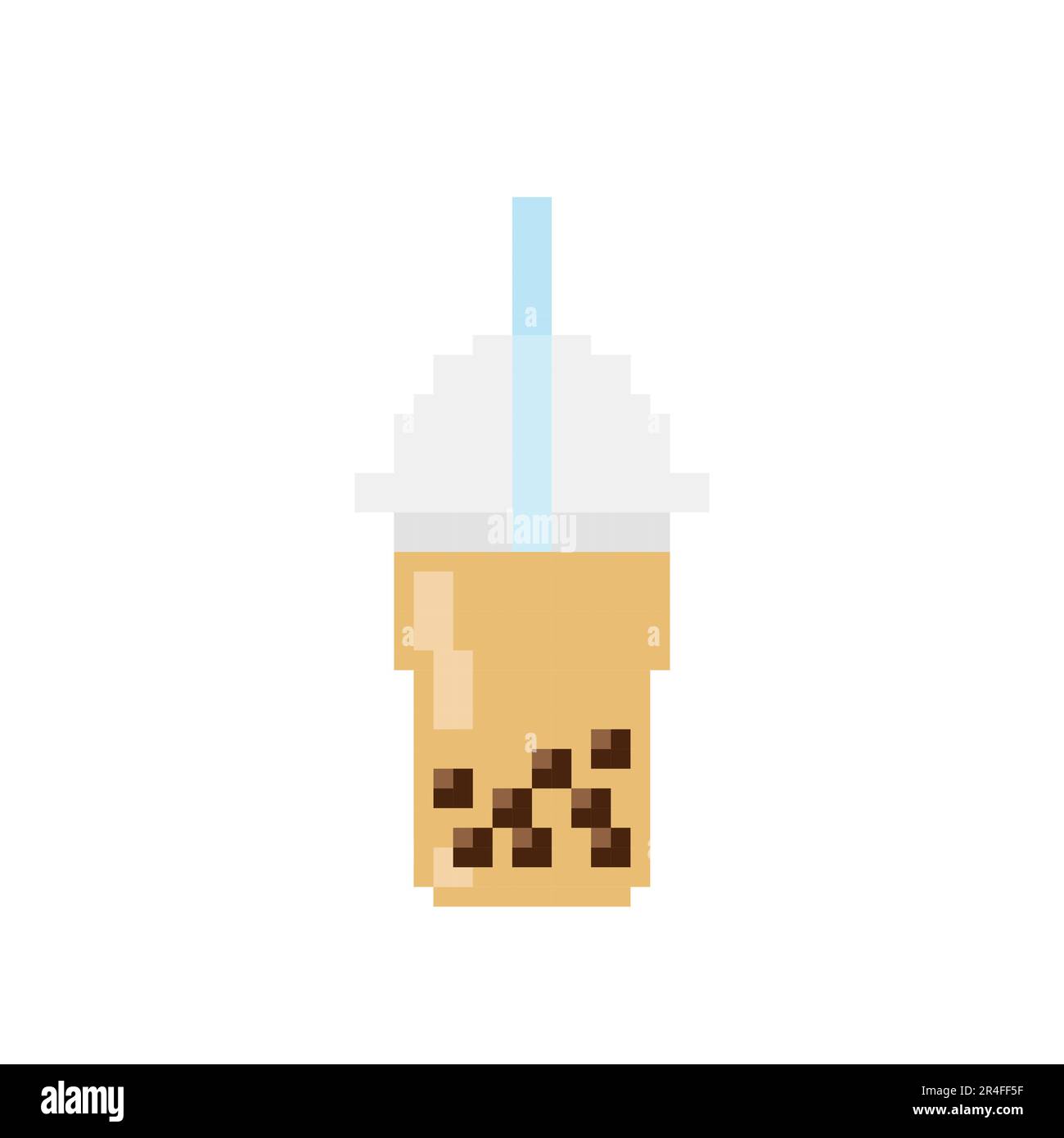 Fresh milk tea in Stock Vector Images - Alamy