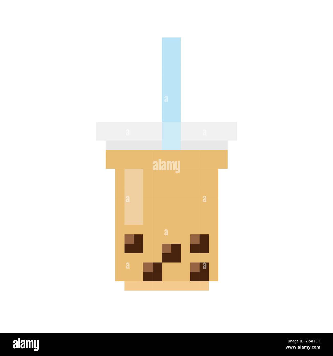 Boba pixel Stock Vector Images - Alamy