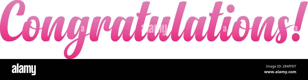 congratulations sign colorful vector design Stock Vector Image & Art ...