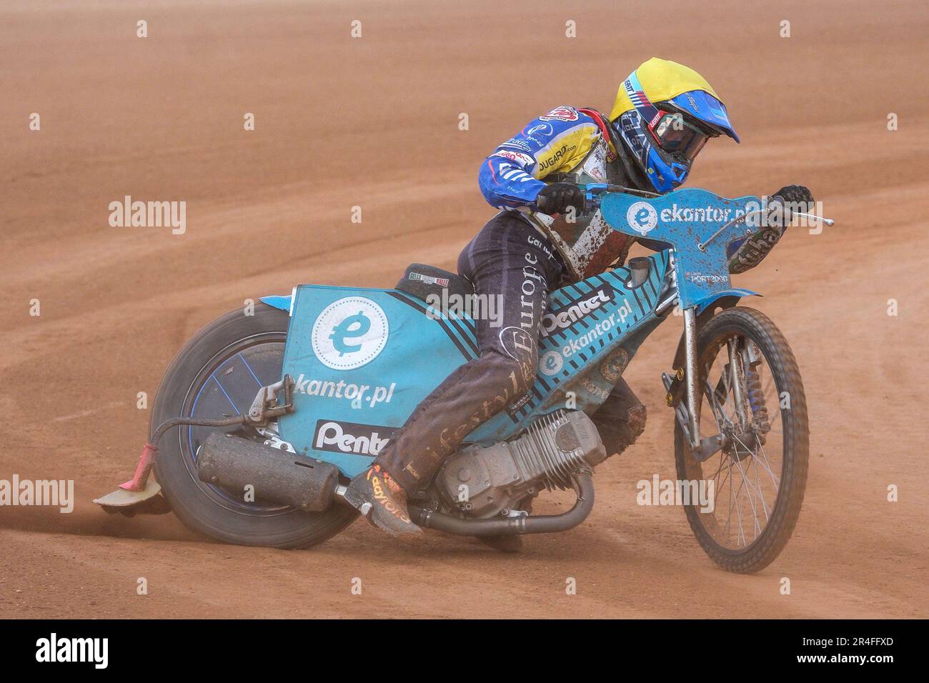Andrea Battaglia (ITA) in action during 2023 FIM Speedway World ...