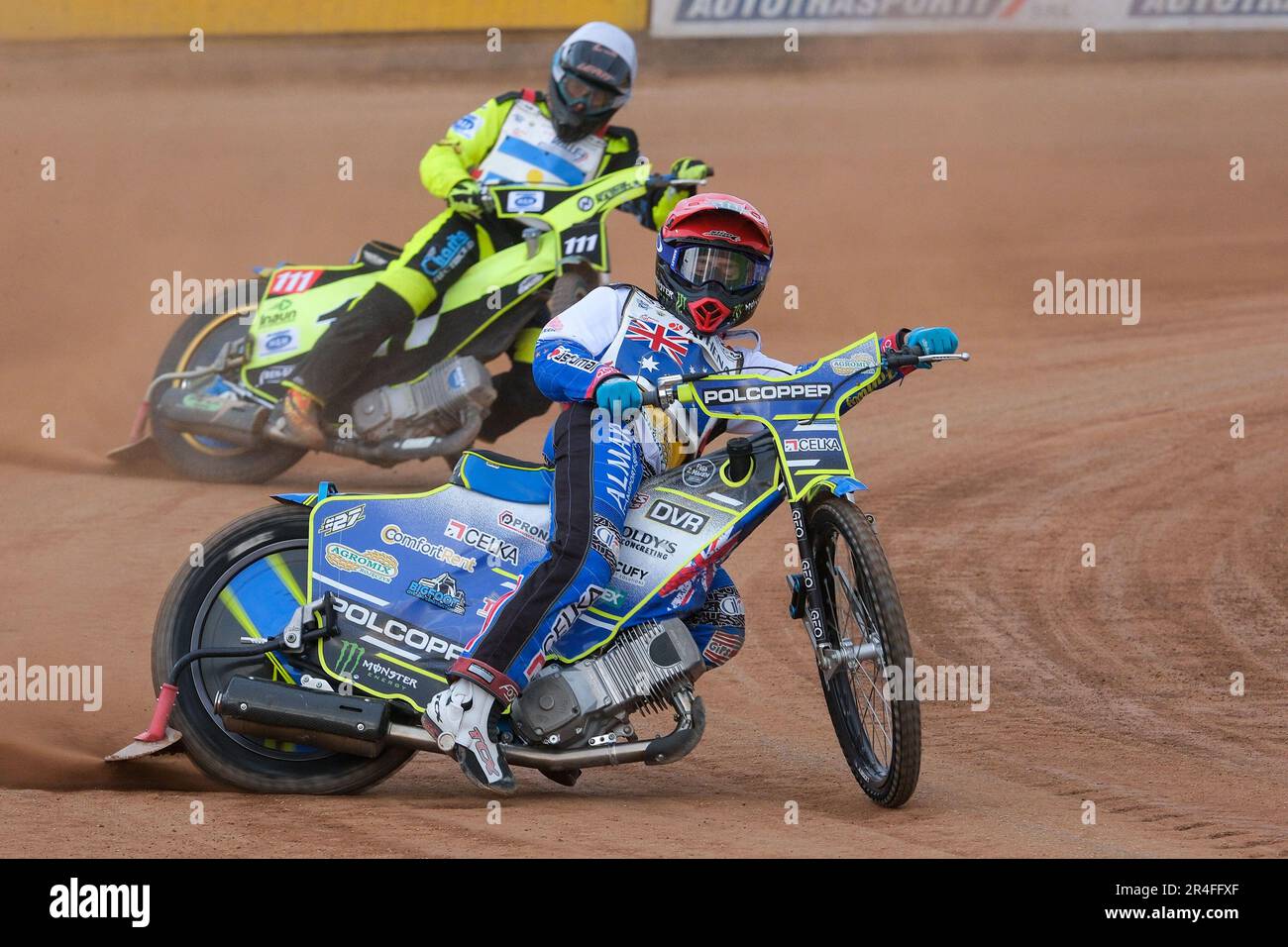 Jaimon Lidsey (AUS) in action during 2023 FIM Speedway World ...