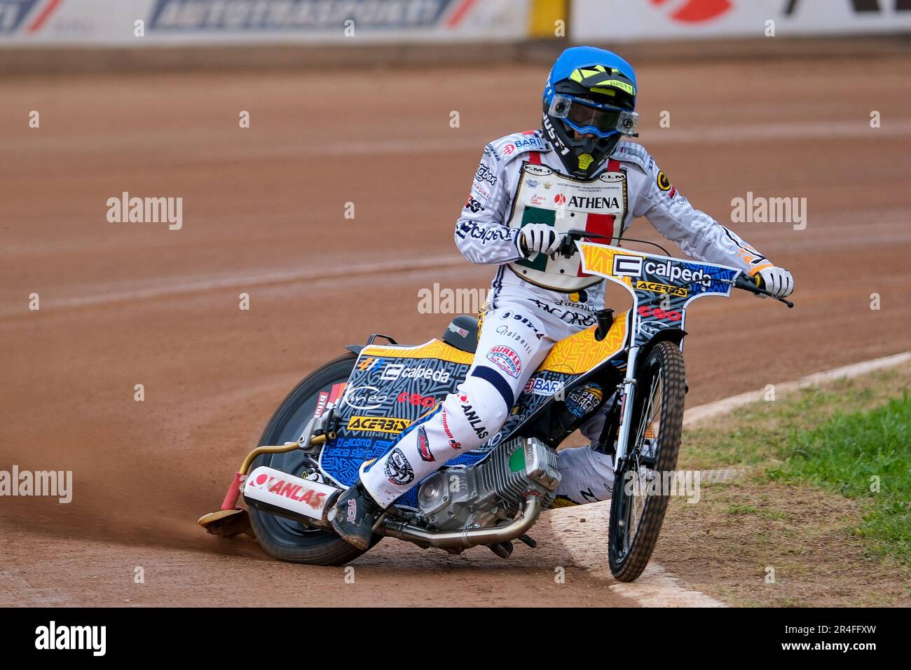 Michele Castagna (ITA) in action during 2023 FIM Speedway World ...