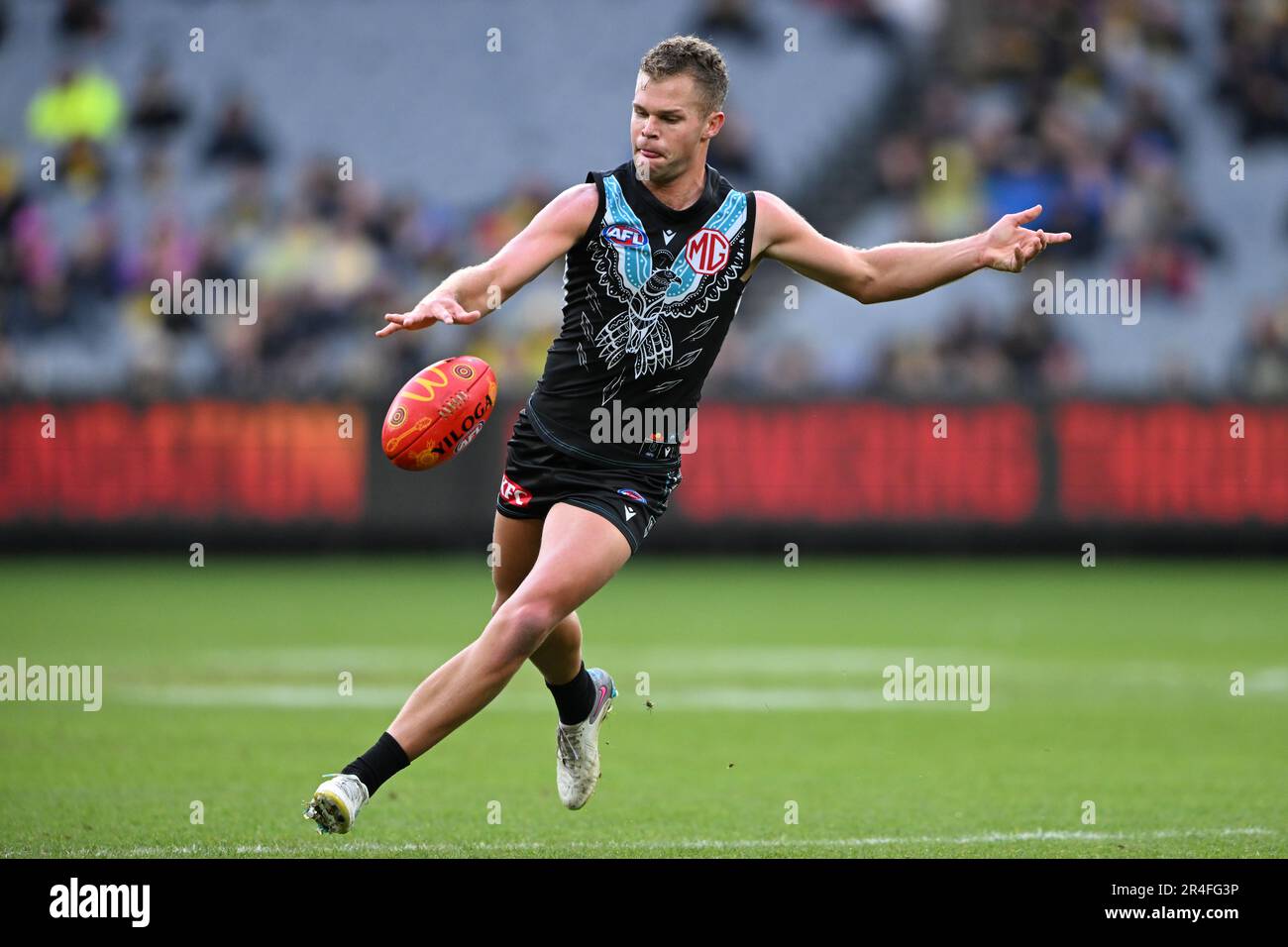 Melbourne, Australia. 28th May, 2023. Dan Houston of Port Adelaide ...