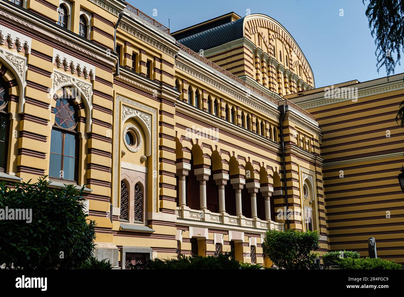 Tbilisi Opera House on Rustaveli avenue in summer time Stock Photo - Alamy