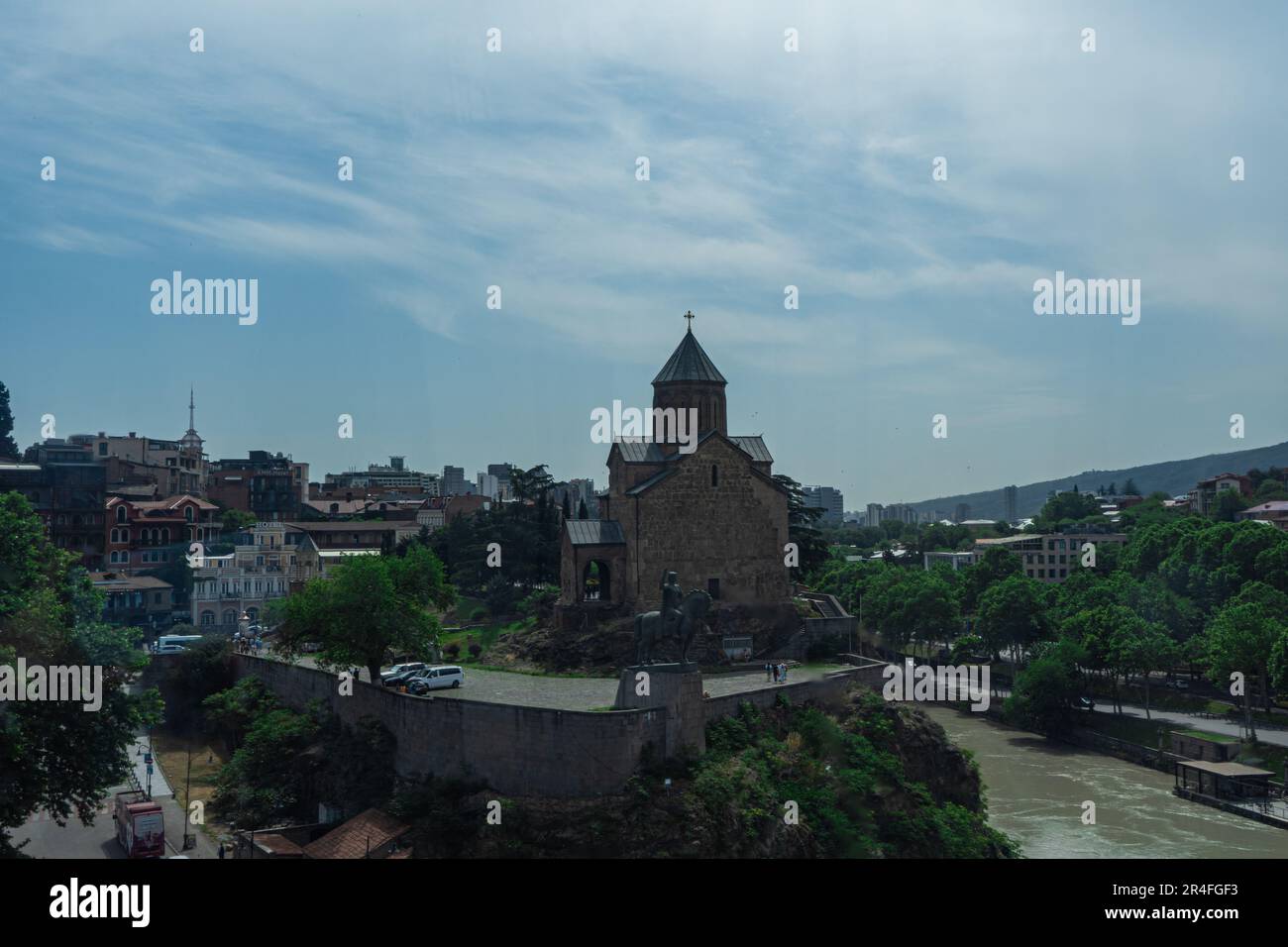 Tbilisi downtown tbilisi mtkvari river hi-res stock photography and ...
