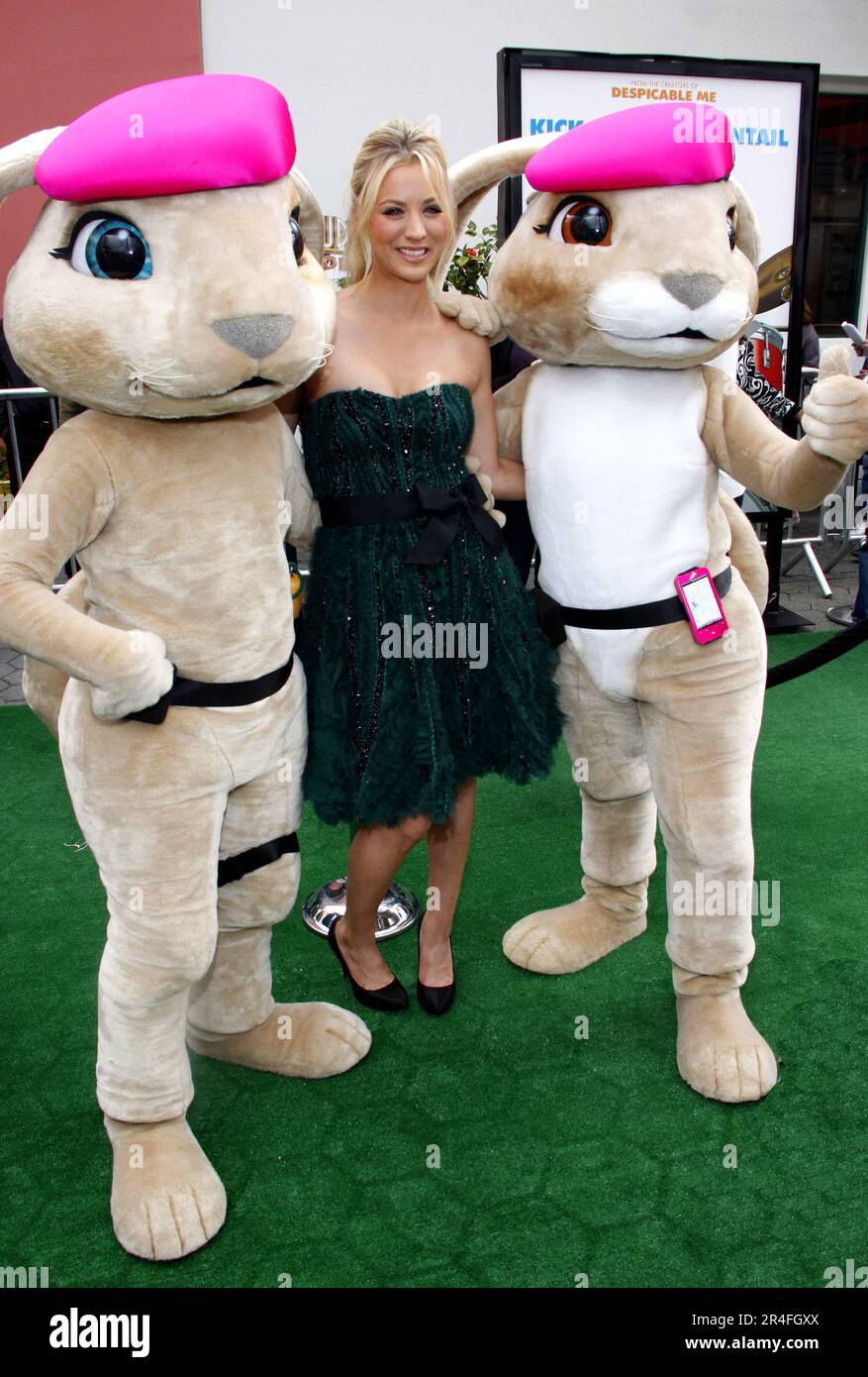 Kaley Cuoco at the Los Angeles premiere of 'Hop' held at the Universal ...