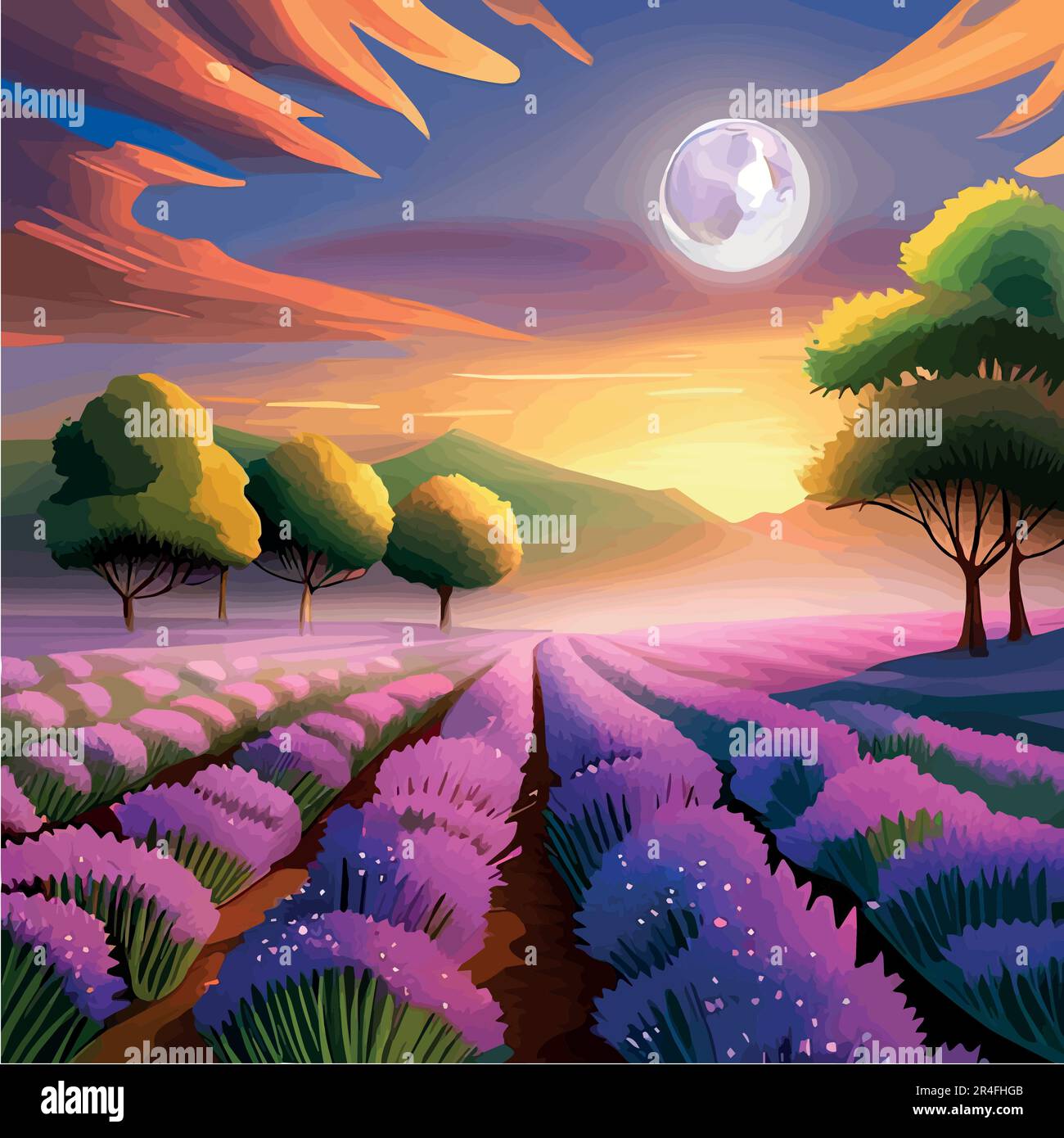 Sunlight france Stock Vector Images - Alamy