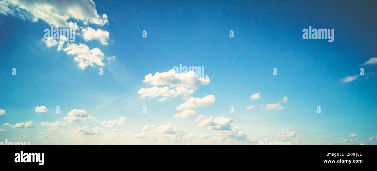Sky and clouds summer panorama. Outdoor background Stock Photo - Alamy