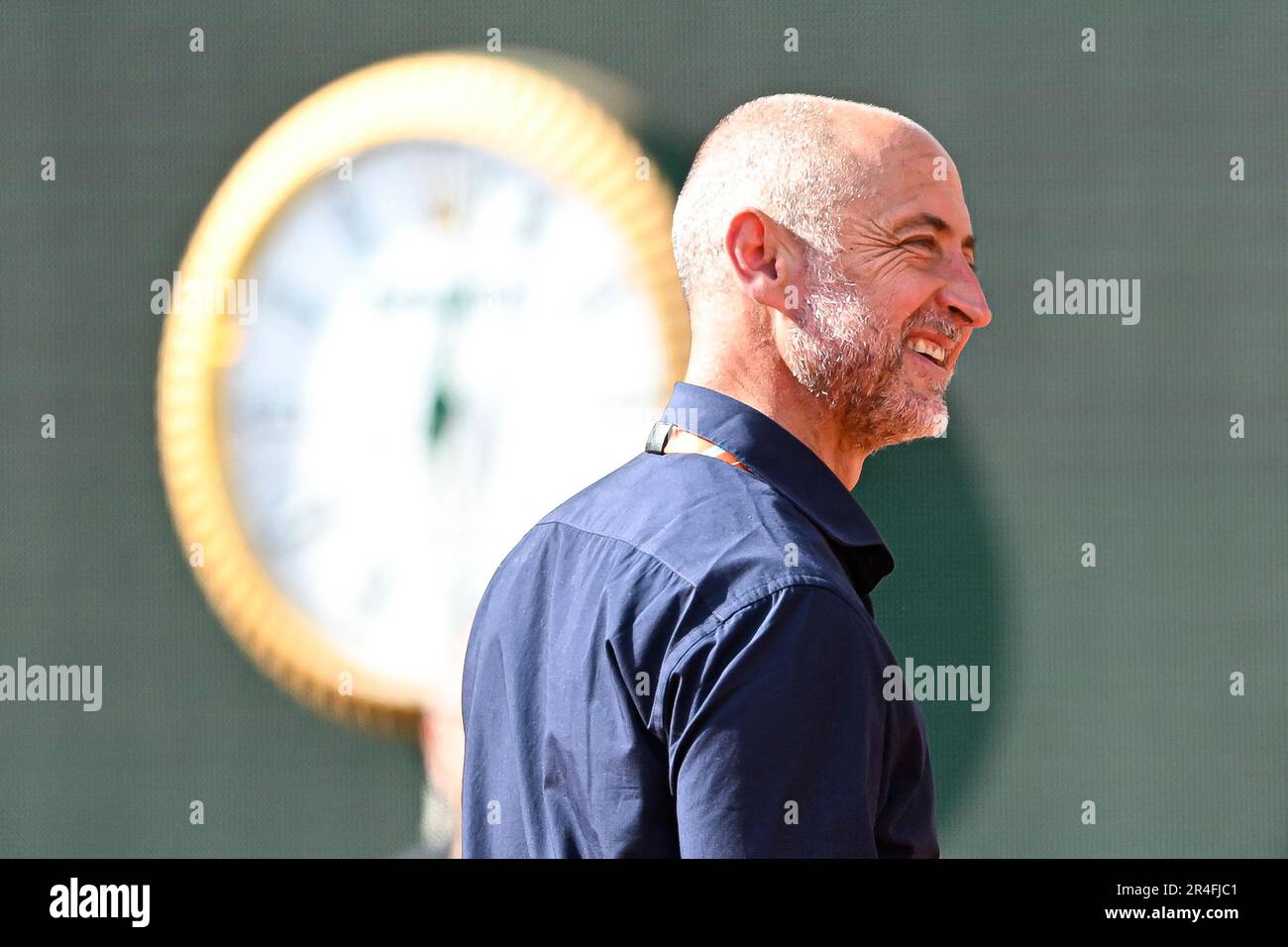 Pascal Maria during the French Open, Grand Slam tennis tournament on ...