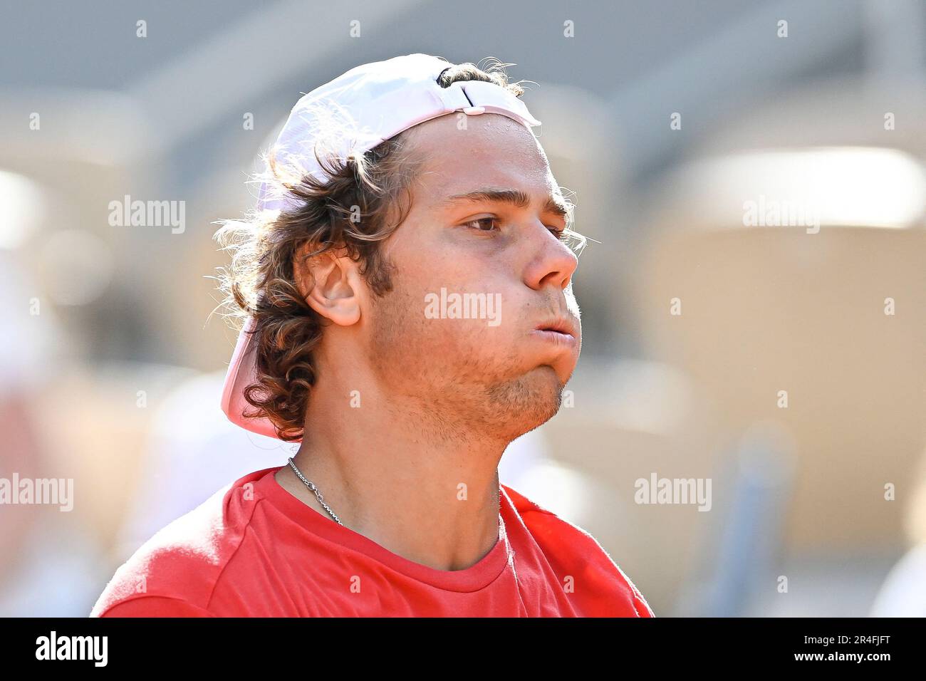Aleksandar Kovacevic during the French Open, Grand Slam tennis ...