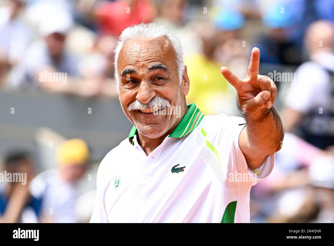 Mansour Bahrami during a "Trophee des Legendes" match during the French ...