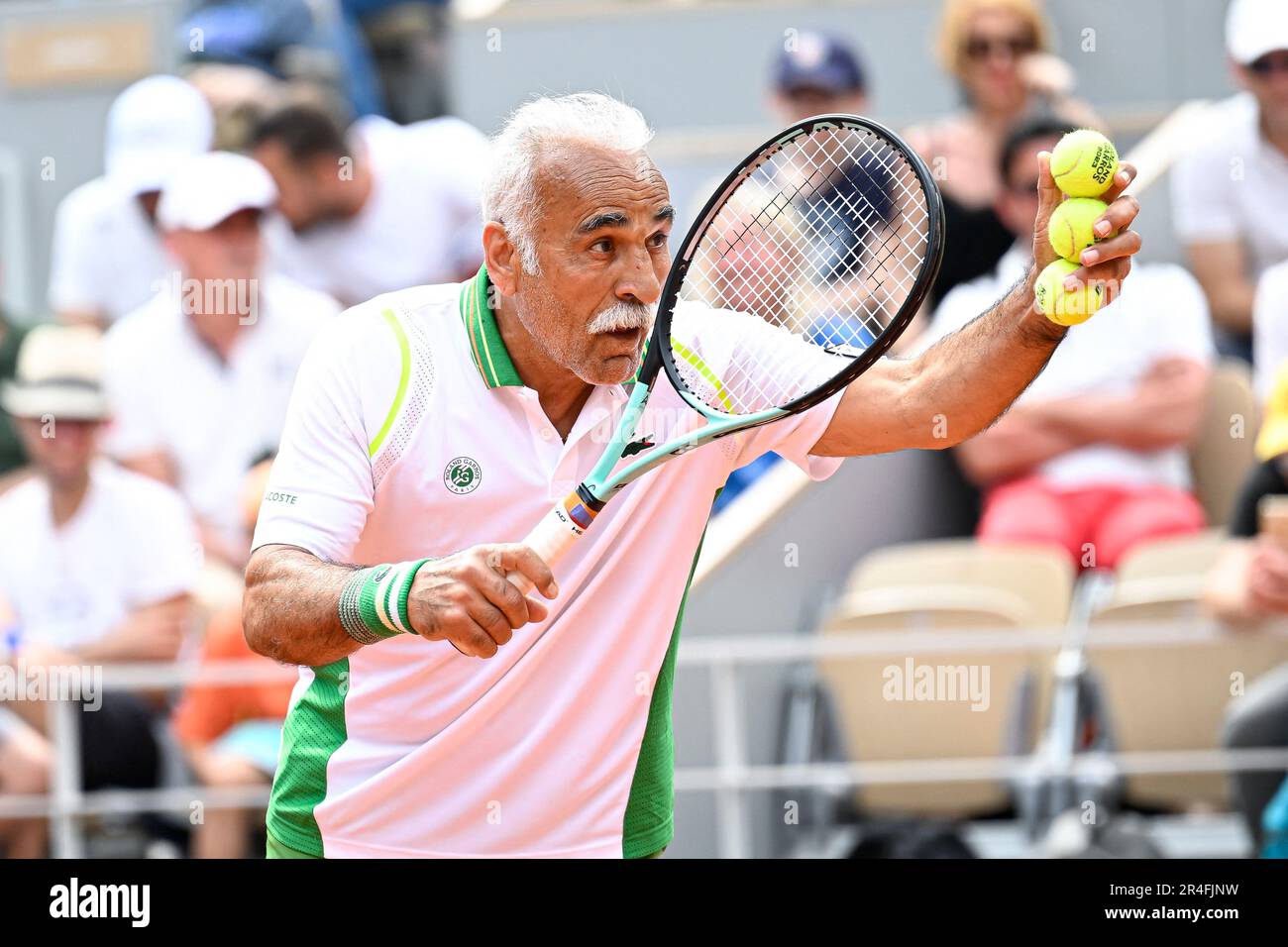 Mansour Bahrami during a "Trophee des Legendes" match during the French ...