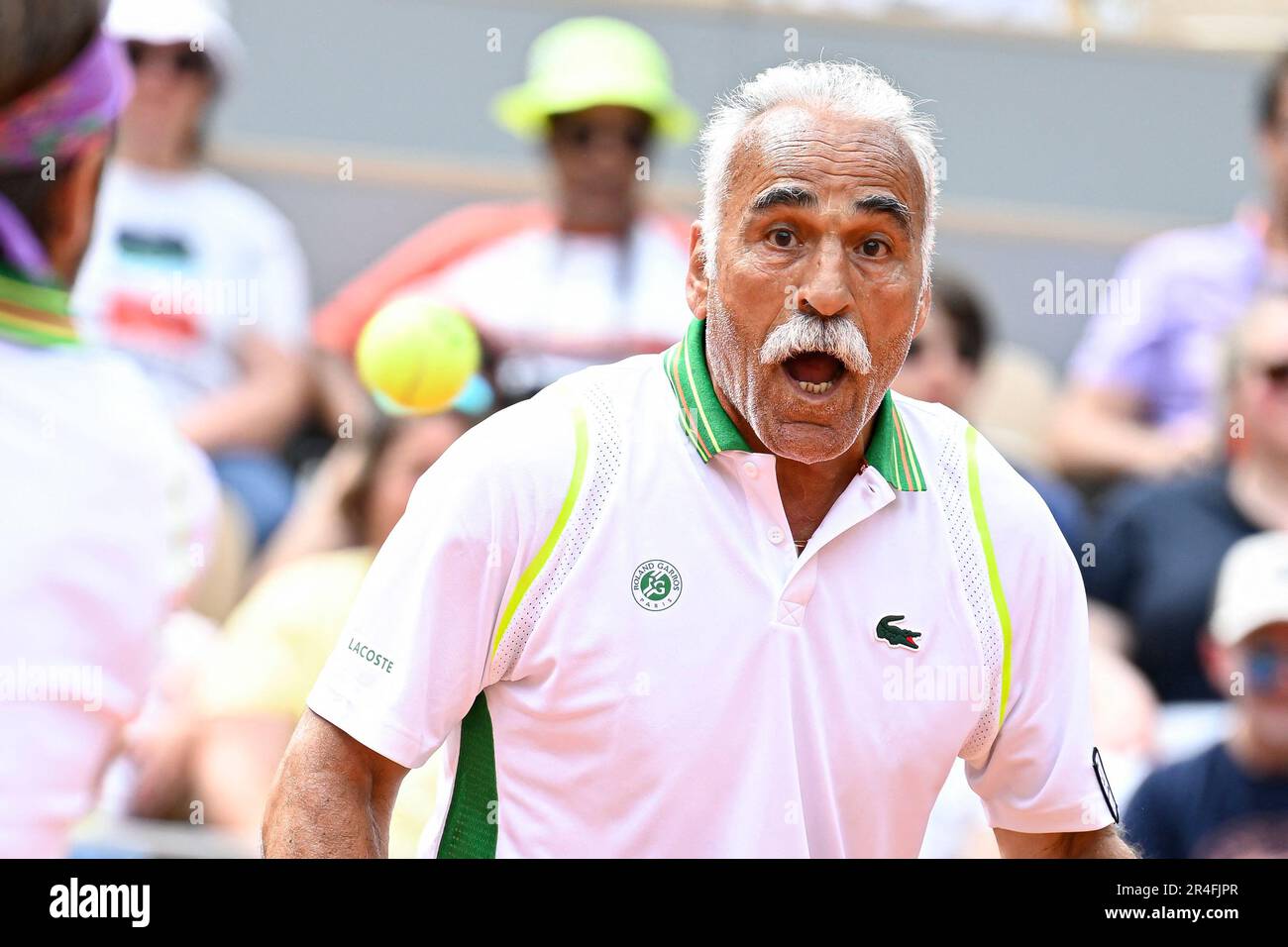 Mansour Bahrami during a "Trophee des Legendes" match during the French ...