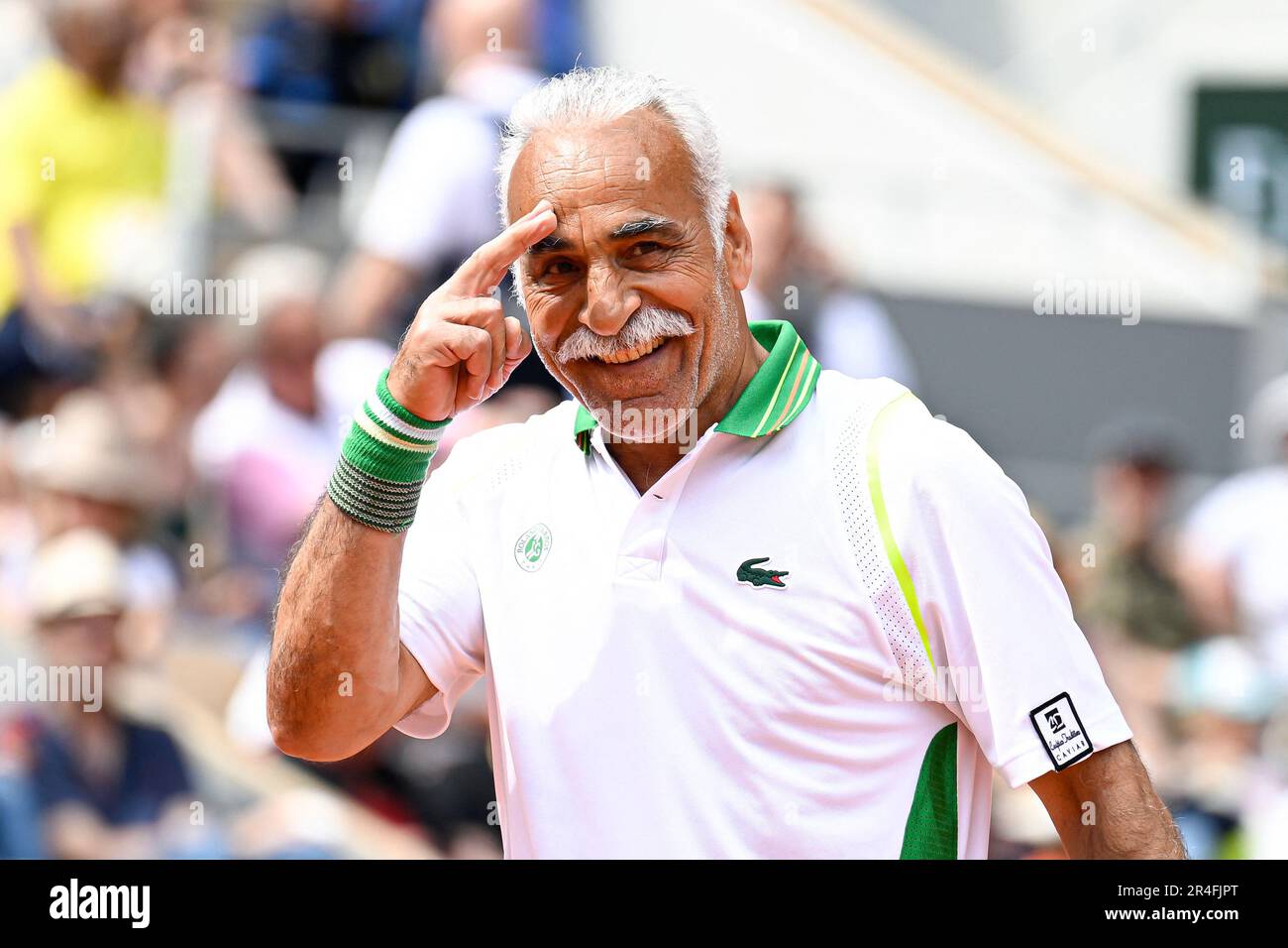 Mansour Bahrami during a "Trophee des Legendes" match during the French ...