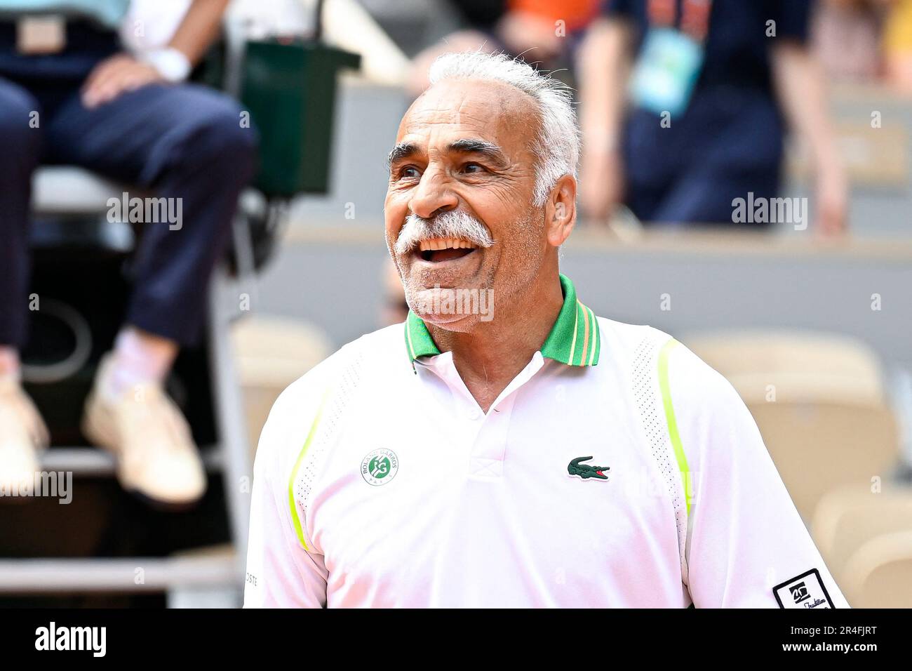 Mansour Bahrami during a "Trophee des Legendes" match during the French ...