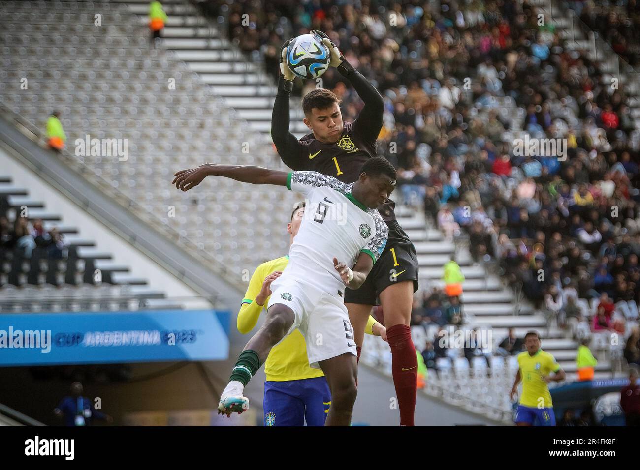 La Plata, Argentina. 27th May, 2023. Mycael of Brasil and Salim Fago ...