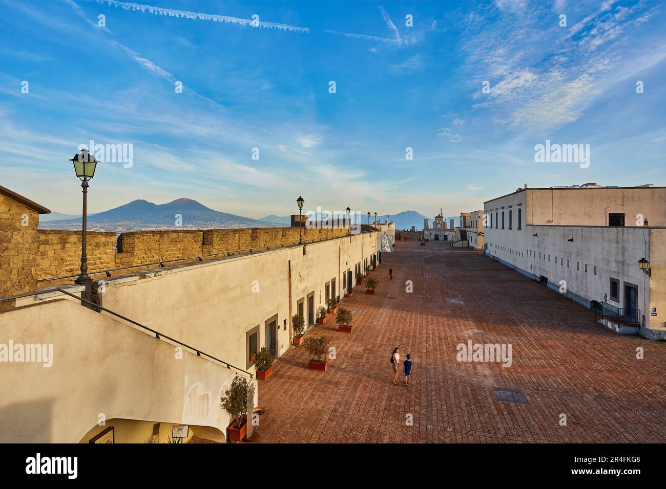 Castel Sant'Elmo, medieval fortress located on Vomero Hill, Naples ...