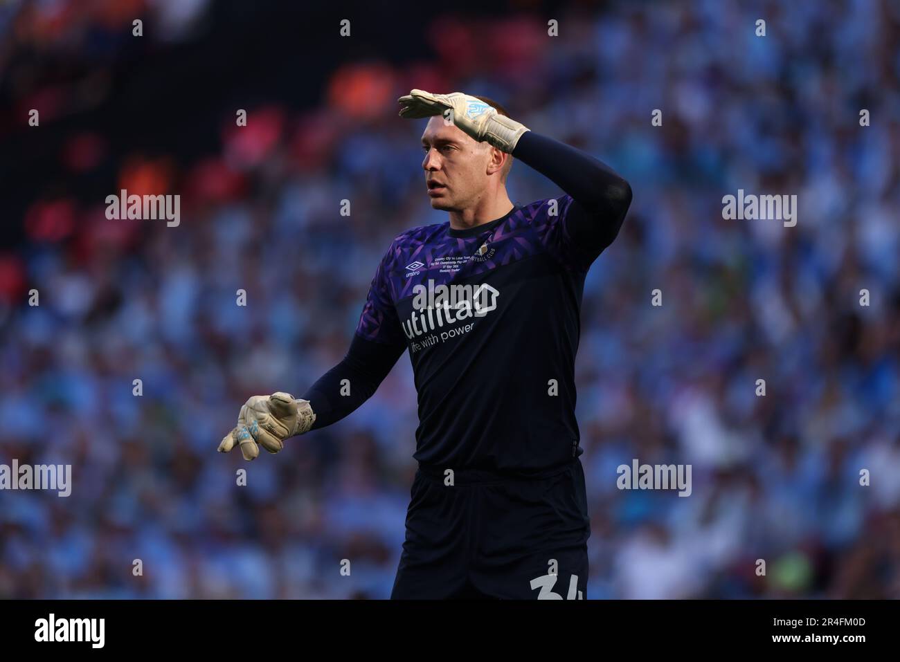 London, UK. 27th May, 2023. Ethan Horvath (LT) at the EFL Championship ...
