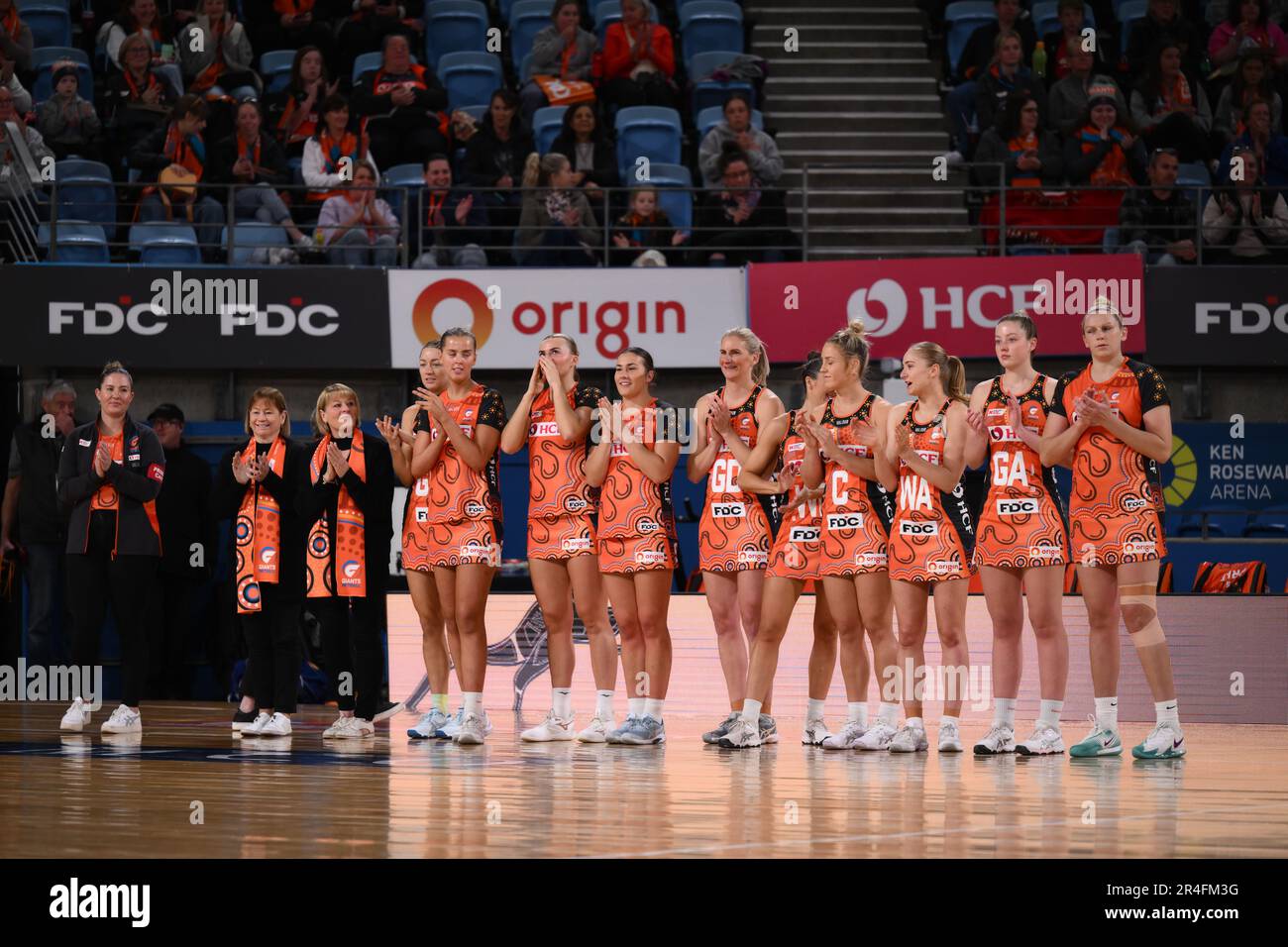 Gracia Querejeta, Giants Head Coach Julie Fitzgerald, Lauren Moore of ...