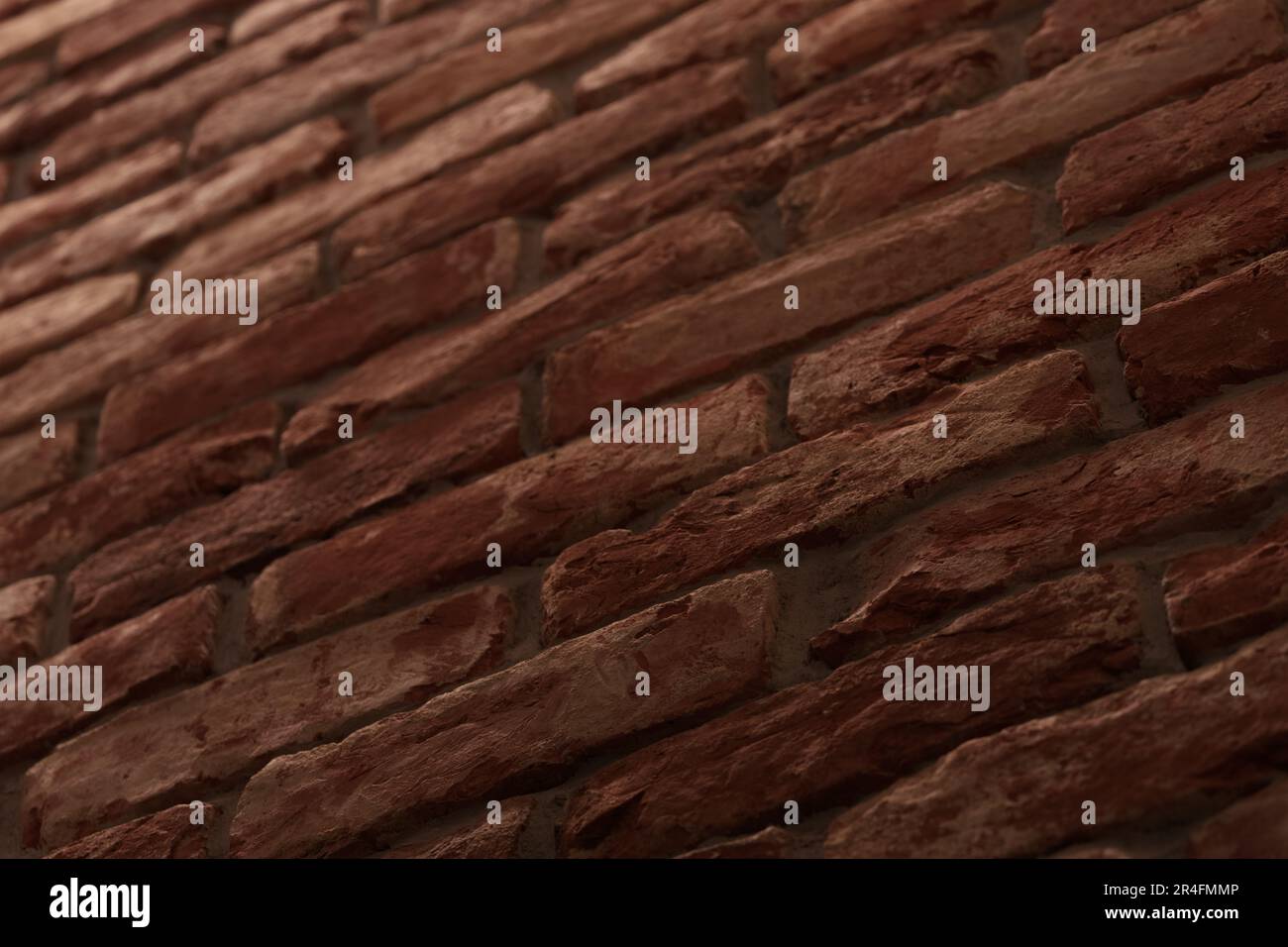 Detail shot of brick wall made from old bricks as a interior design ...