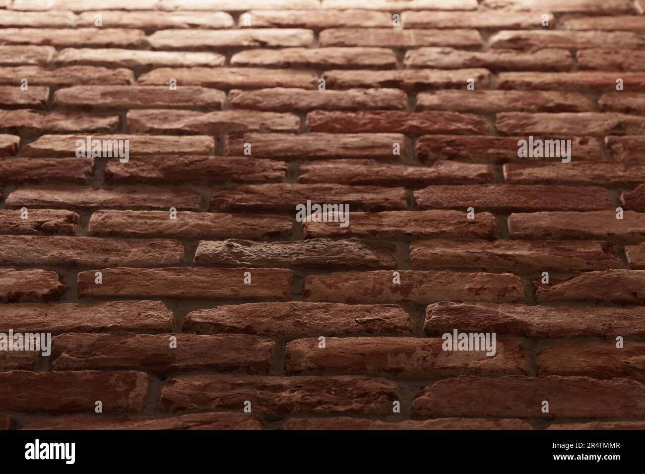 Detail shot of brick wall made from old bricks as a interior design ...