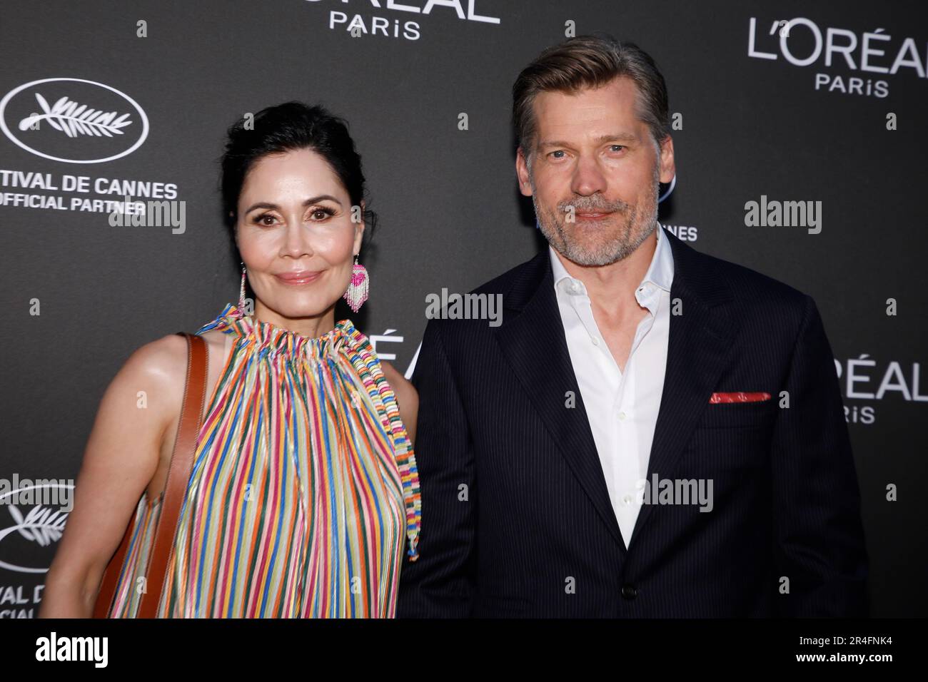Nukâka Coster-Waldau and Nikolaj Coster-Waldauattends the the L’Oreal ...