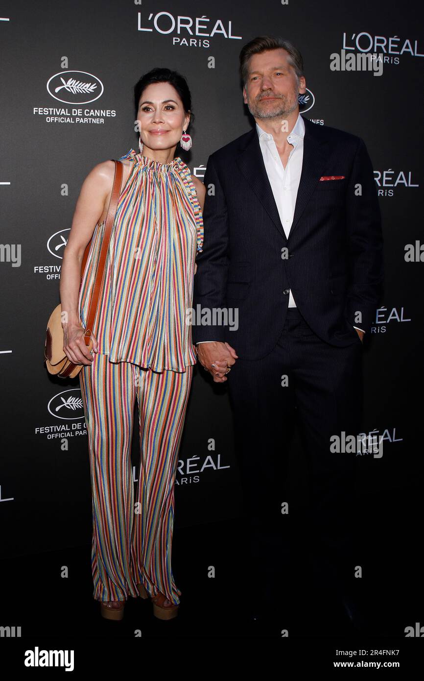 Nukâka Coster-Waldau and Nikolaj Coster-Waldauattends the the L’Oreal ...