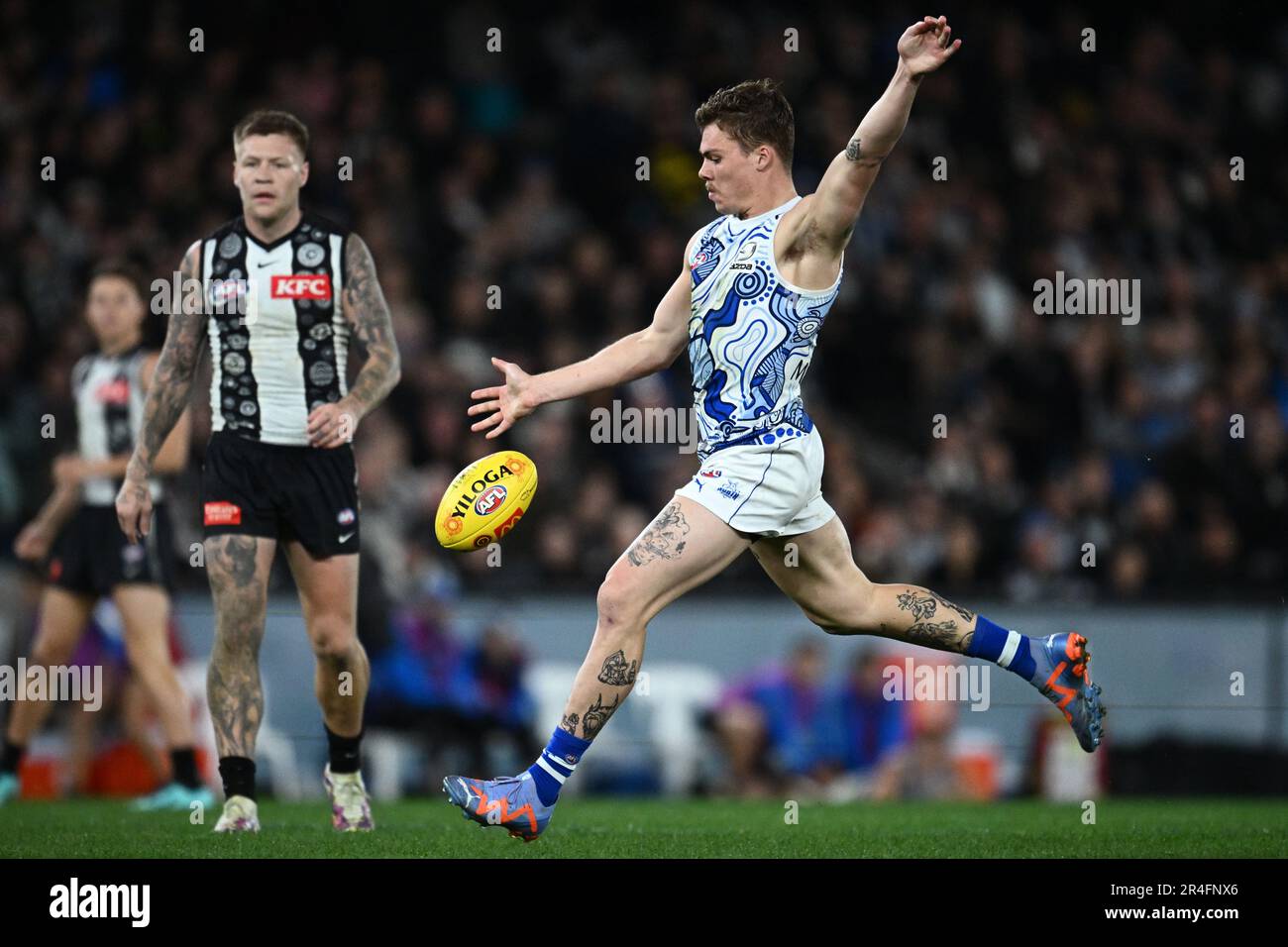 Melbourne, Australia. 28th May, 2023. Cameron Zurhaar of North ...