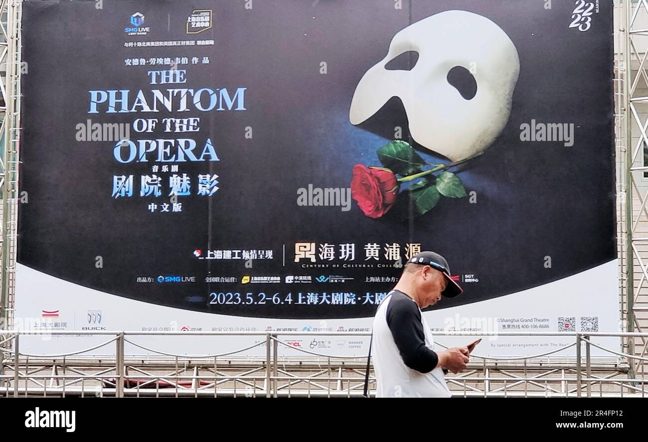 SHANGHAI, CHINA - MAY 26, 2023 - Poster for The first Chinese version ...