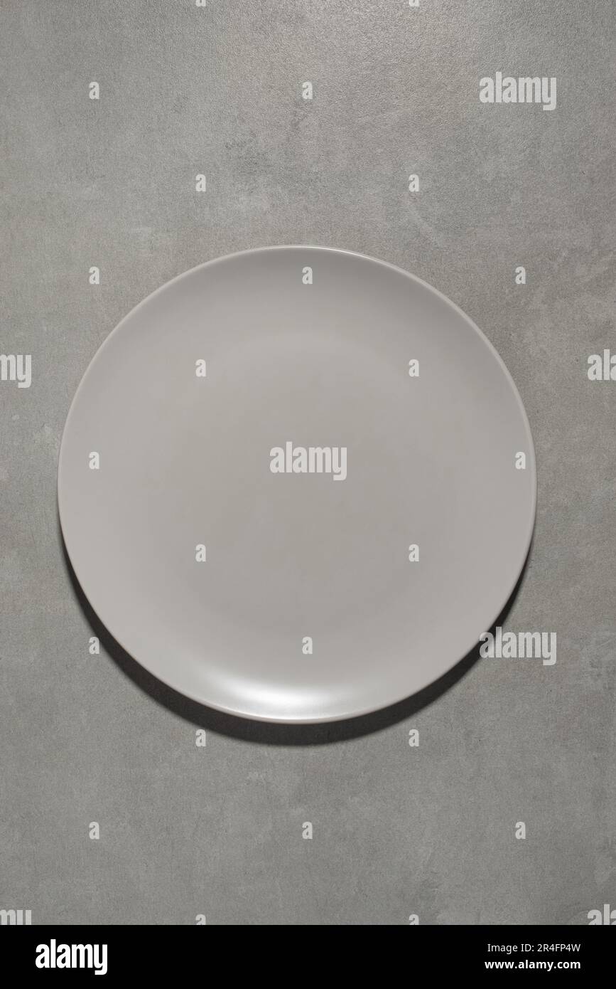 Blank empty round gray hi-res stock photography and images - Alamy