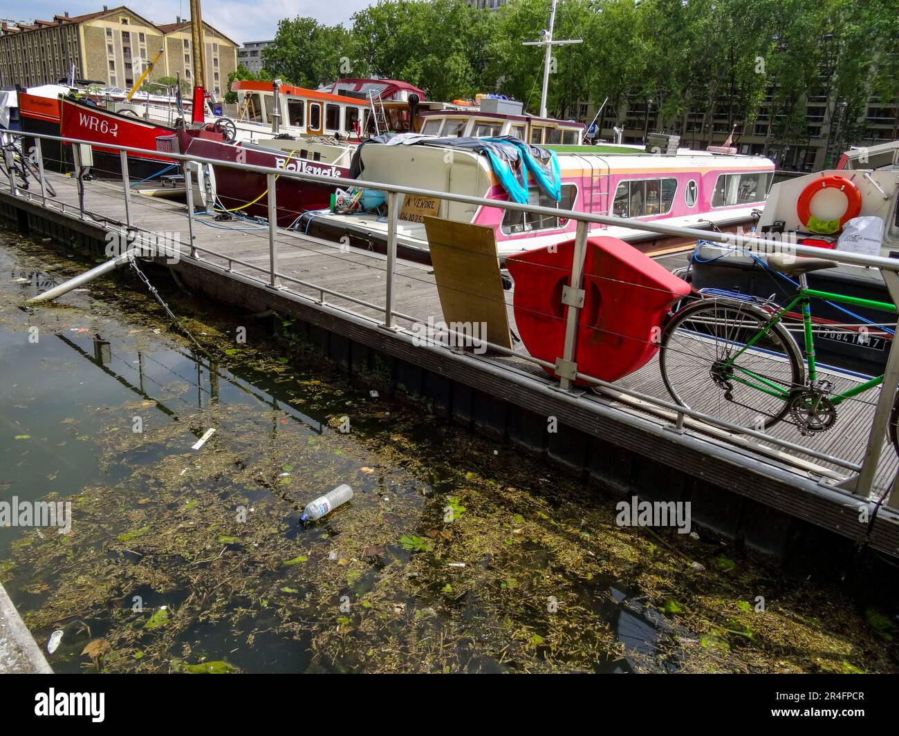 Flotsam and jetsam, as environmental pollution out of season, near the ...