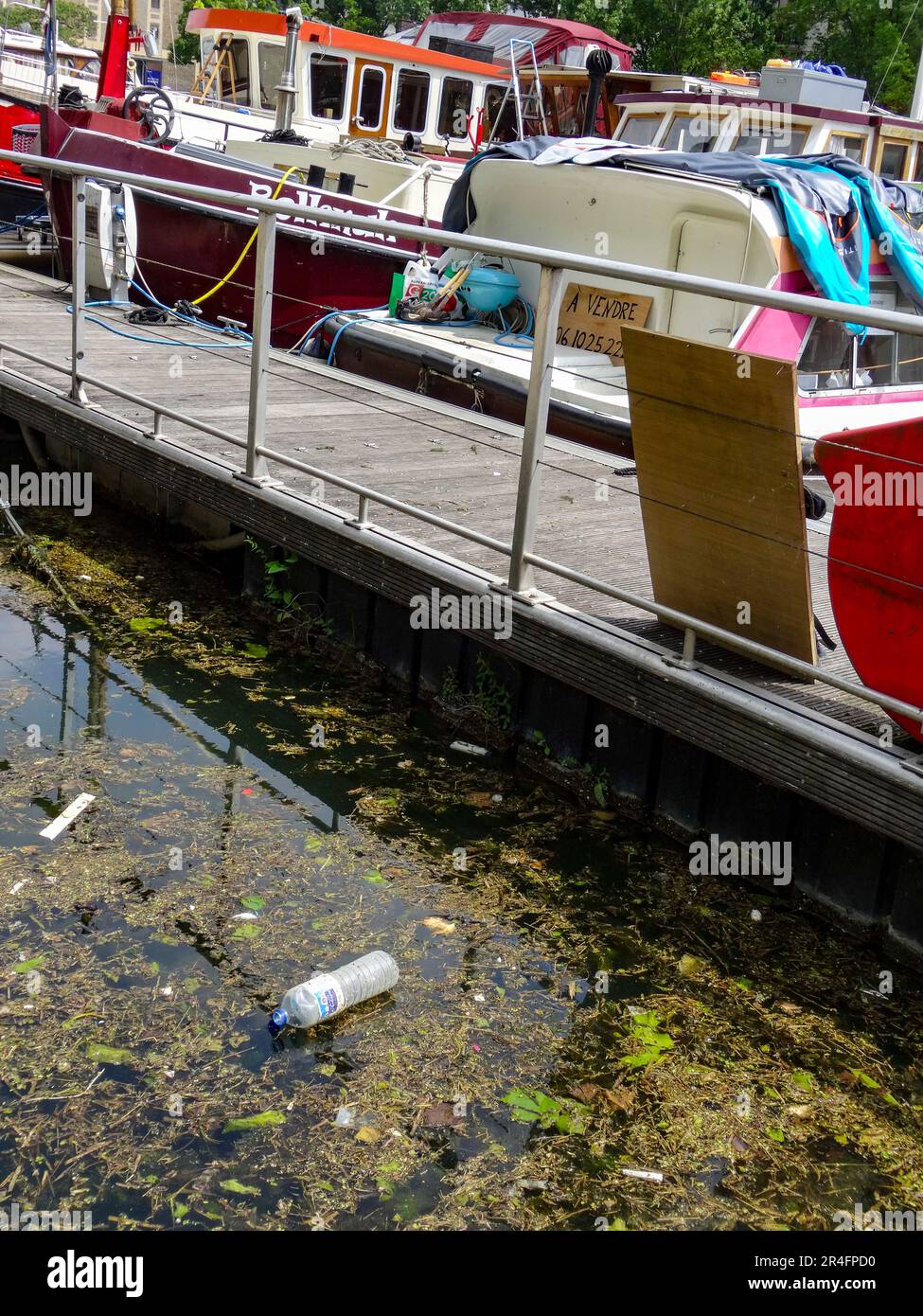 Flotsam and jetsam, as environmental pollution out of season, near the ...