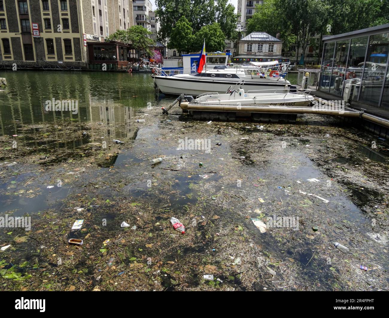 Flotsam and jetsam, as environmental pollution out of season, near the ...