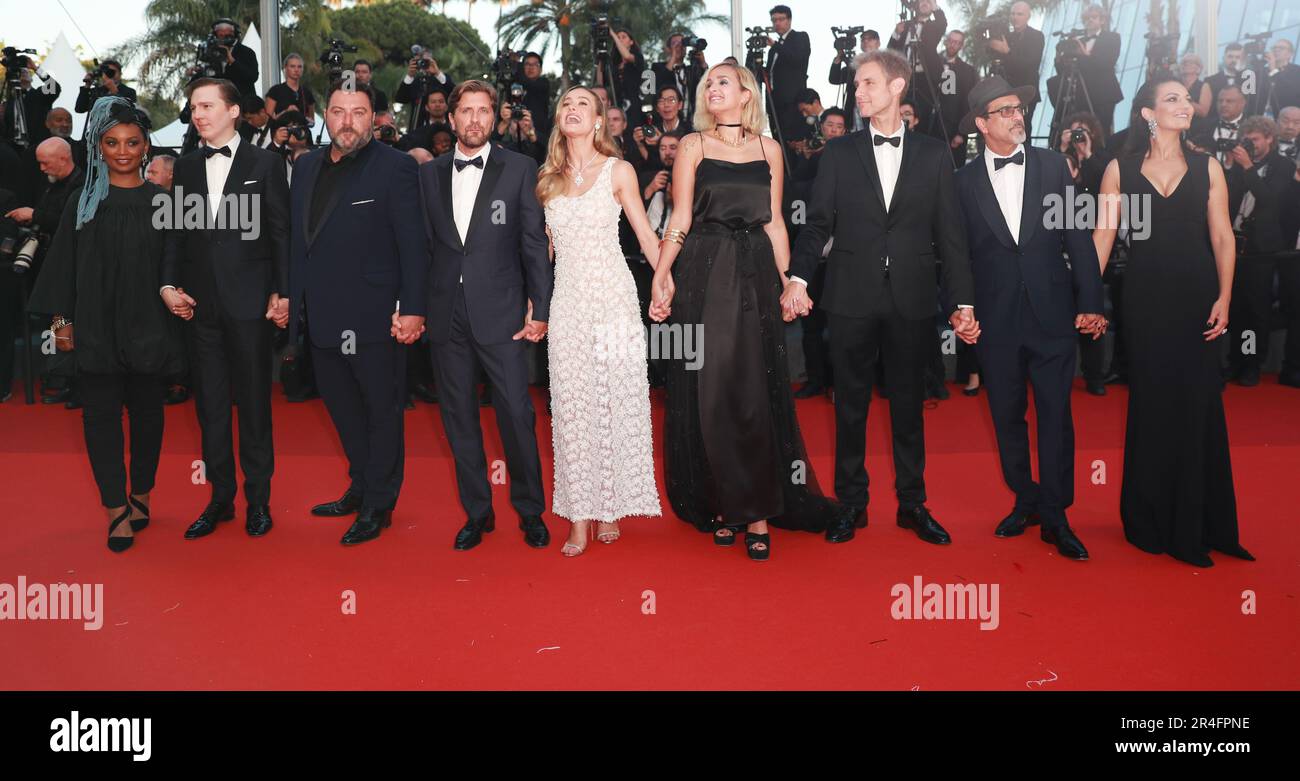 Cannes, France. 27th May, 2023. Swedish film director and President of the Jury of the 76th ...