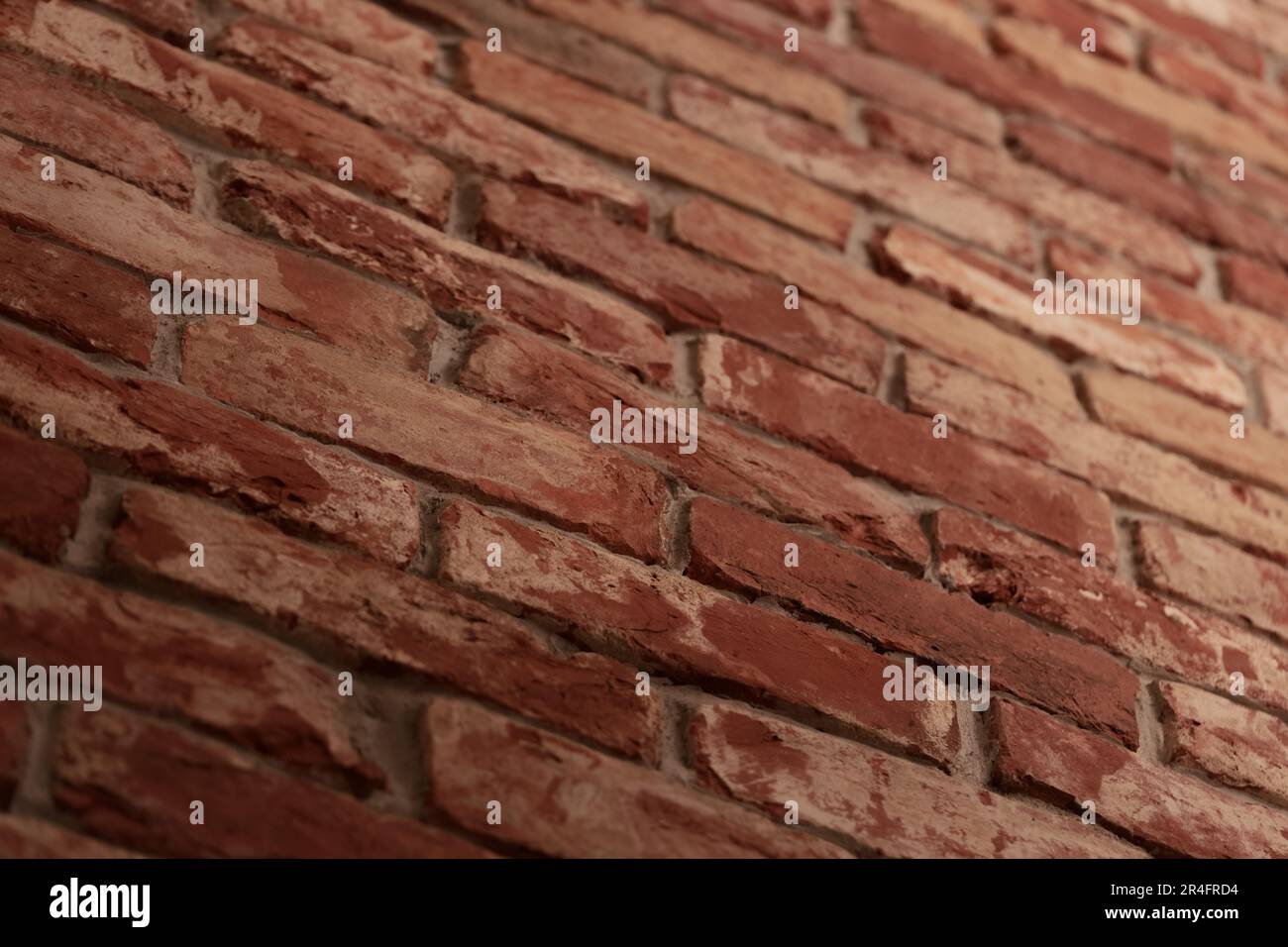 Detail shot of brick wall made from old bricks as a interior design ...