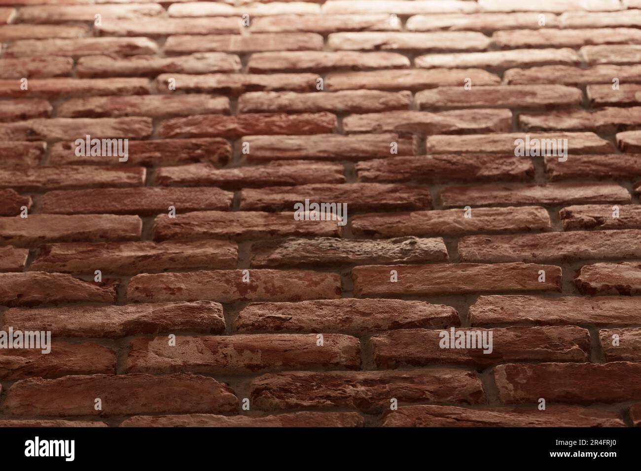 Detail shot of brick wall made from old bricks as a interior design ...