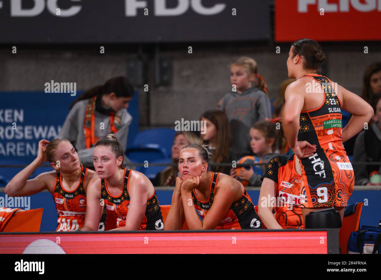 Sydney, Australia. 28th May, 2023. Maddie Hay of the Giants, Sophie ...