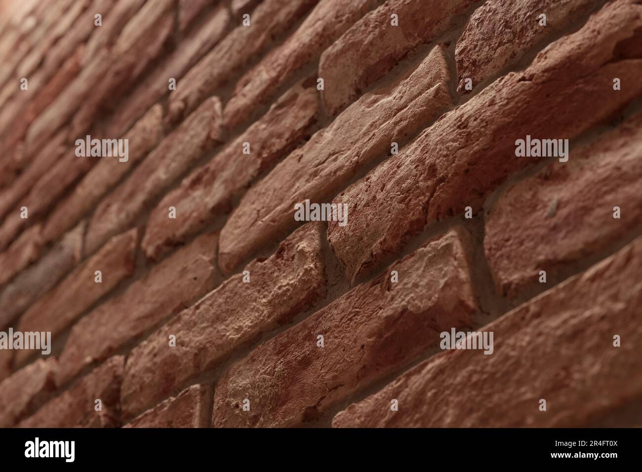 Detail shot of brick wall made from old bricks as a interior design ...