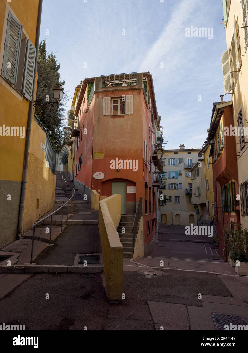 NICE, FRANCE - CIRCA MARCH , 2023: Streets of Old Town of Nice in ...
