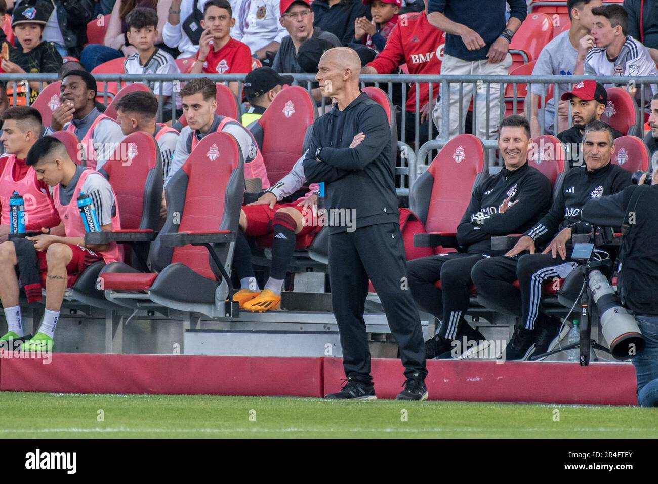 Toronto, Canada. 27th May, 2023. Toronto FC coach Bob Bradley the ...