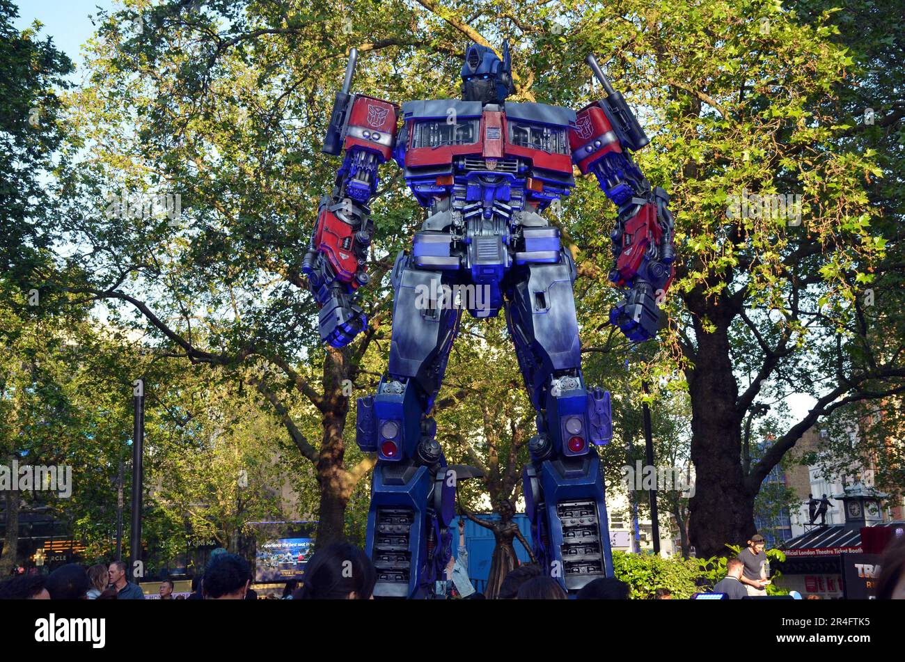 London, UK. 27th May, 2023. Transformers, Rise of the Beast movie ...