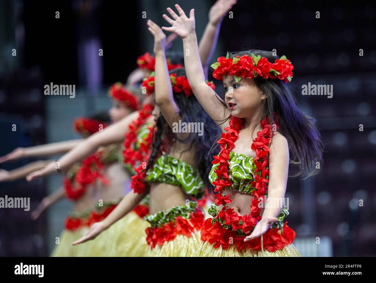 Mississauga, Greater Toronto Area. 27th May, 2023. Children dance ...