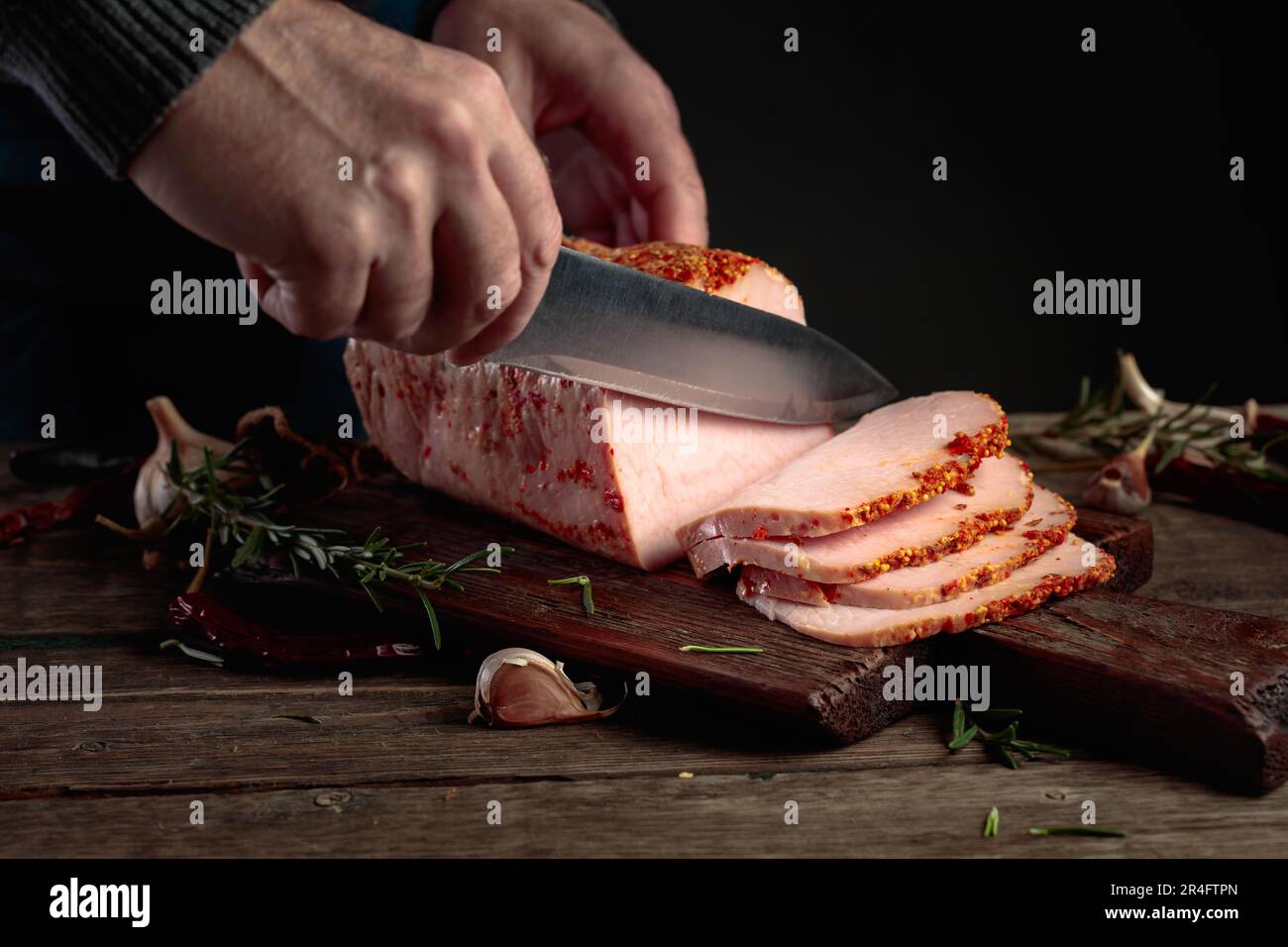 Male hands tasty christmas hi-res stock photography and images - Alamy