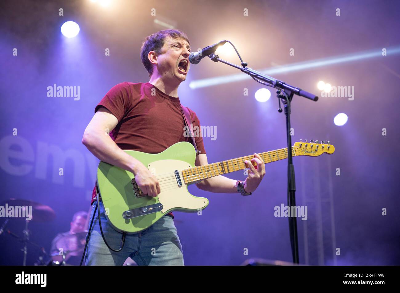 Warrington, UK. 27th May 2023. The Enemy performing at the big top on ...