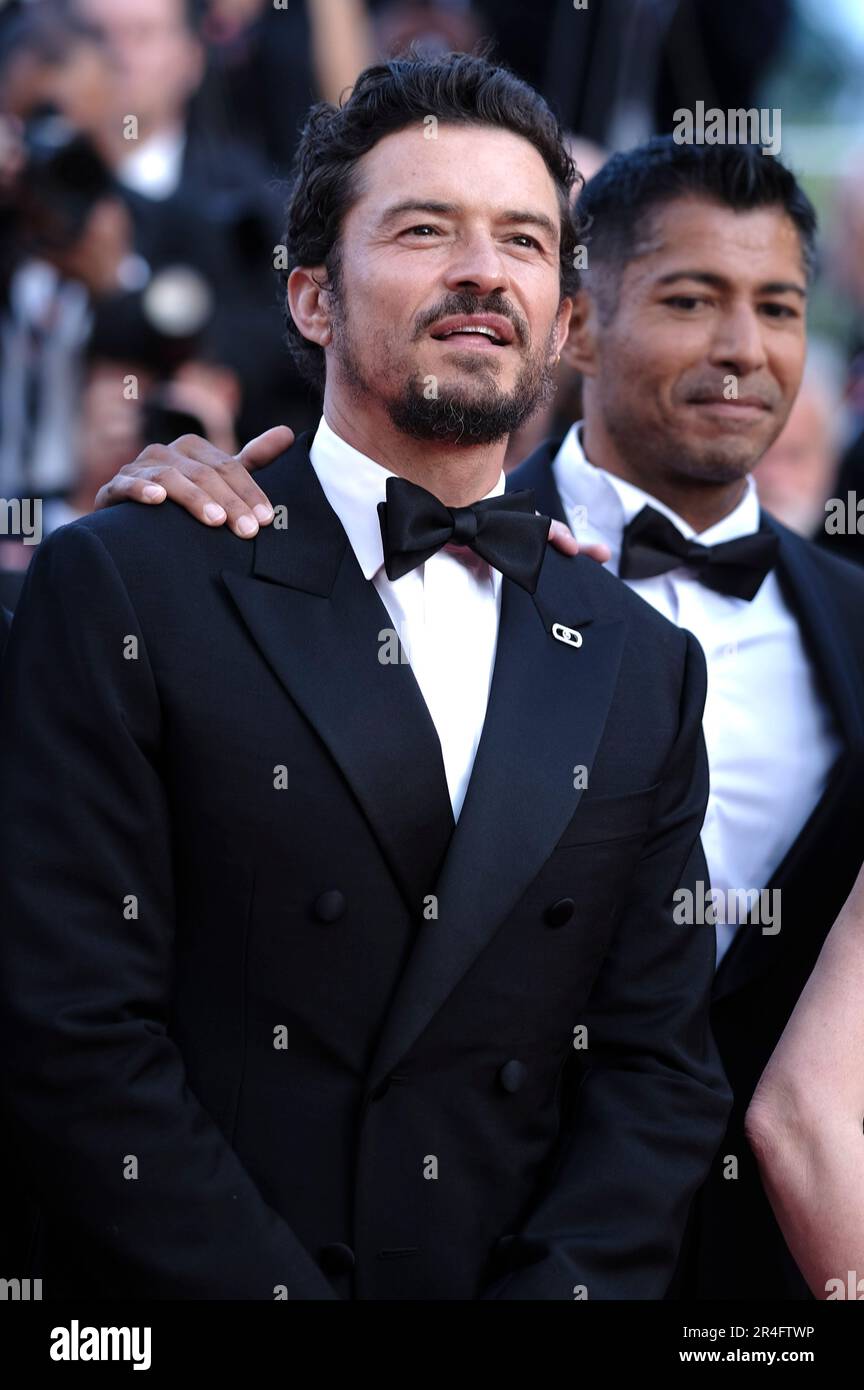 Orlando Bloom und Asad Qizilbash bei der Abschlussveranstaltung mit der ...